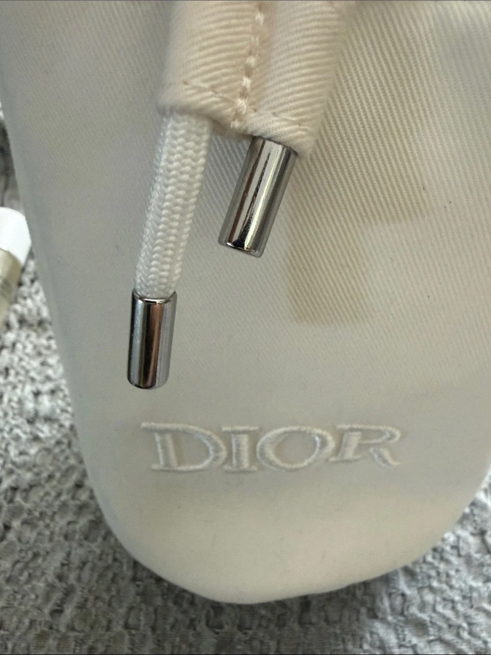 Dior | Skincare | Dior Bundle Cream Canvas Drawstring Pouch With ...